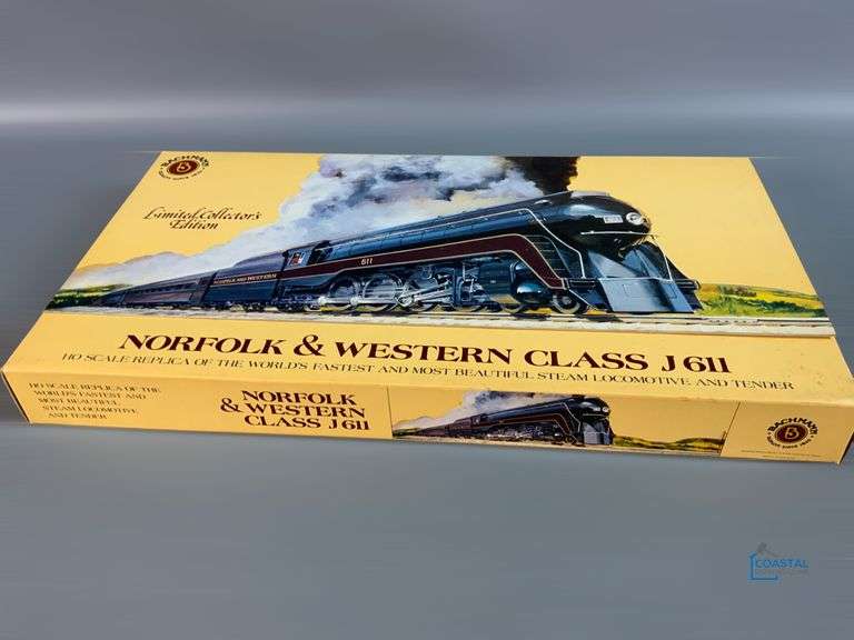 Bachmann Norfolk & Western Class J611 Ho Scale Replica, Appears New In ...