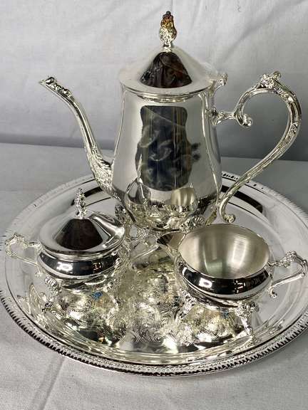 International Silver Company 4 pc Coffee Set - Coastal Downsizing LLC