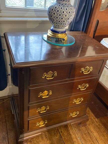 Stickley Cherry 4 Drawer Night Stand 25” Wide x 16” Deep x 29.5” Tall ...