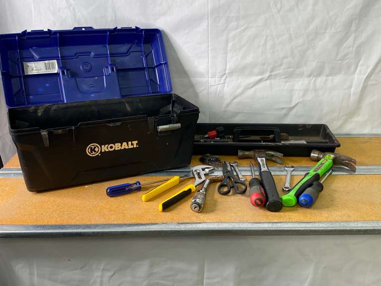 Assorted Tools in Toolbox (one clip missing on toolbox) - Coastal ...