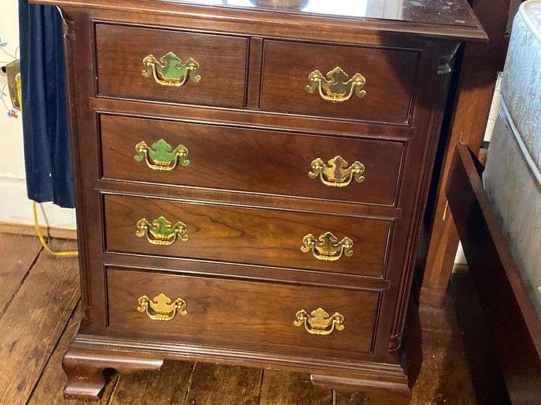 Stickley Cherry 4 Drawer Night Stand 25” Wide x 16” Deep x 29.5” Tall ...