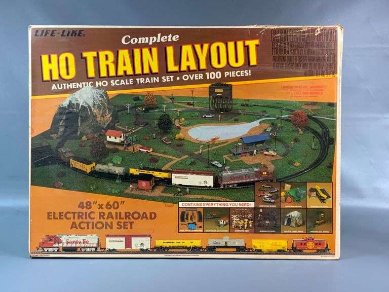 Life-Like Ho Train Layout in Box - Coastal Downsizing LLC