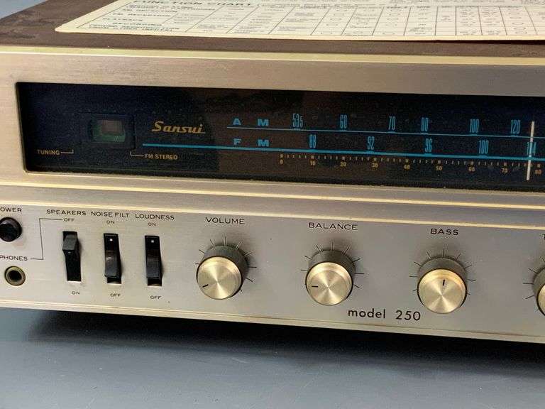 Vintage Sansui Model 250-Powers On - Coastal Downsizing LLC
