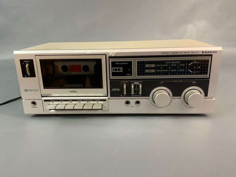 Vintage Sanyo Stereo Cassette Deck RD S17- Powers On - Coastal ...