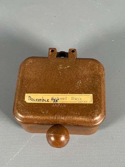 Vintage Pull String Music Box, “School Days”, works - Coastal ...