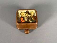 Vintage Pull String Music Box, “School Days”, works - Coastal ...