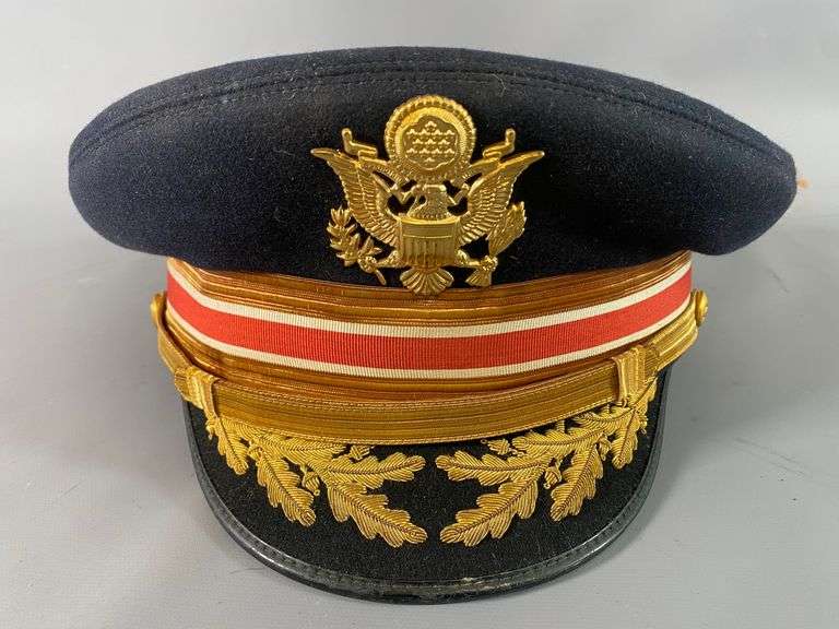 Vintage WWII US Army Lieutenant Colonel Uniform Dress Cap Size 73/8 ...
