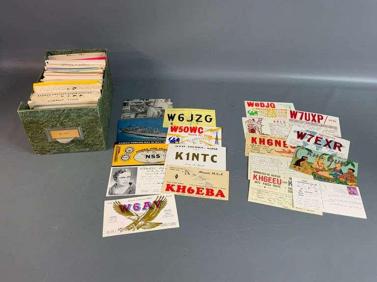 Vintage QSL Cards (Mostly from 1960s) Some Blank, but Most Are Filled ...