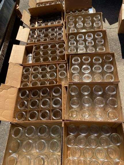 Huge Collection of Assorted Mason Jars, Various Brands and Sizes, Over ...