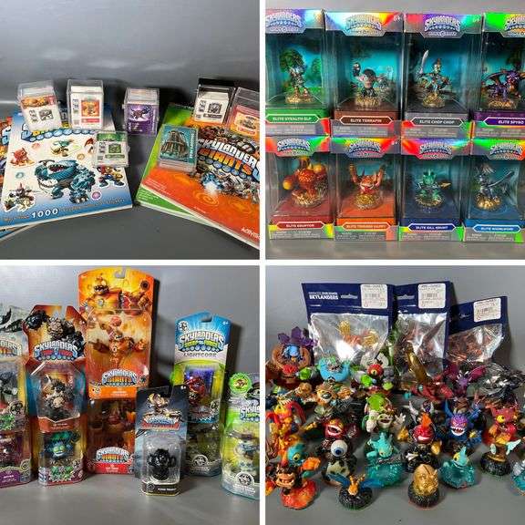 Huge Assortment of Skylanders Items, Including Books, Trading Cards ...