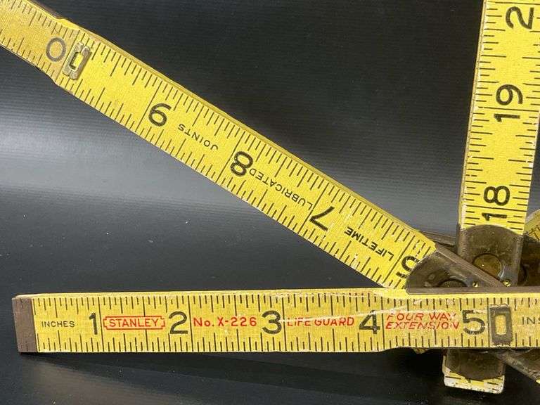 Vintage Stanley Folding Wooden Ruler - Coastal Downsizing LLC