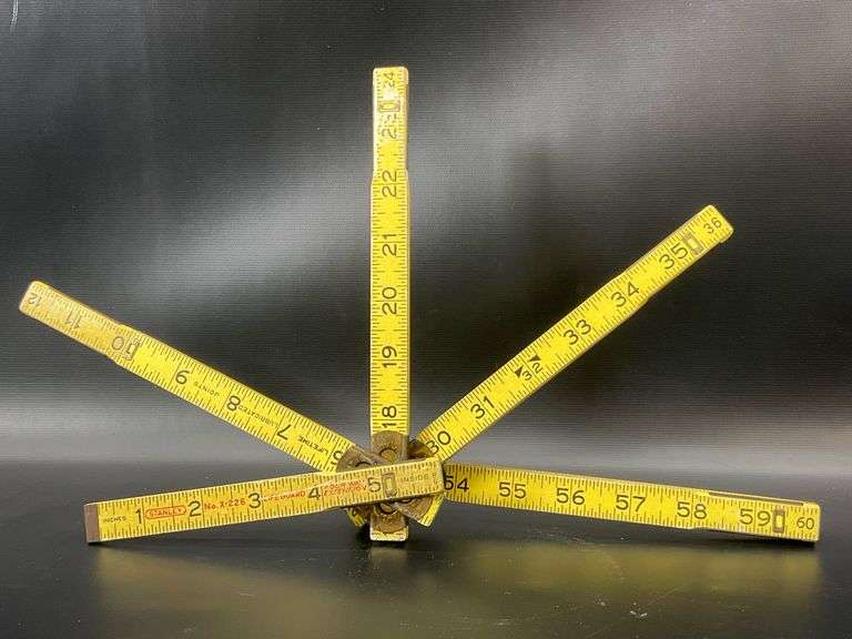 Vintage Stanley Folding Wooden Ruler - Coastal Downsizing LLC
