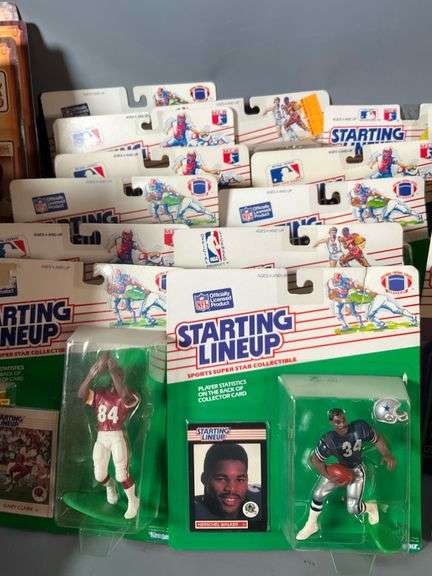 Starting Lineup Sports Superstar Collectible Figures with Sport Card ...