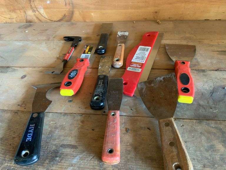 Assorted Chisels, Nail Punch and Scrapers - Coastal Downsizing LLC
