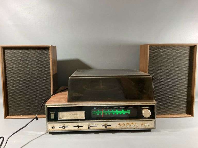 Vintage Precor Stereo Receiver Model 1040 With Speakers, Powers On ...