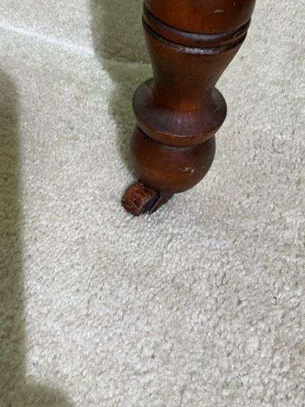 Matching Set Of Twin Size Beds On Casters, One Caster Missing - Coastal ...