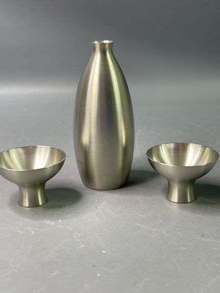 Royal Selangor Pewter Sake Set in Box - Coastal Downsizing LLC