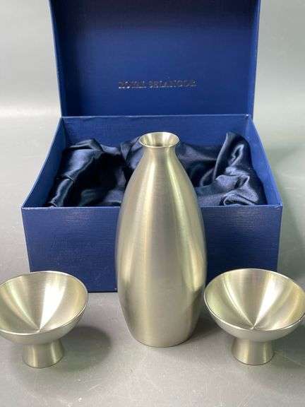 Royal Selangor Pewter Sake Set in Box - Coastal Downsizing LLC