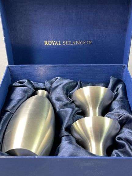 Royal Selangor Pewter Sake Set in Box - Coastal Downsizing LLC