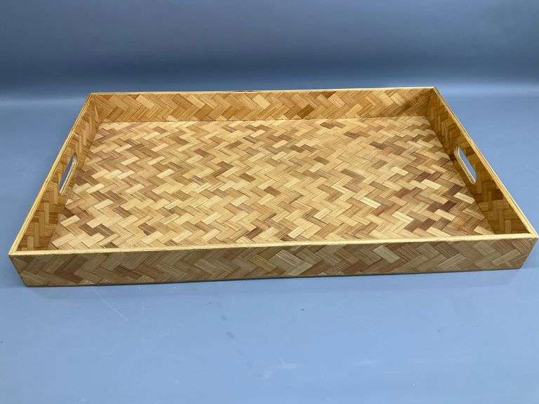 Core Bamboo Rectangle Large Tray, See Photo for Measurements - Coastal ...