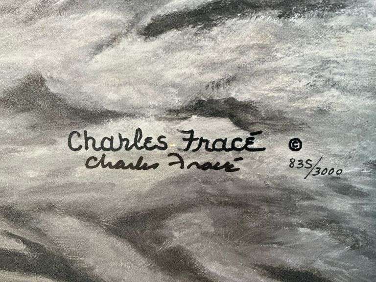 Signed And Numbered Charles Fracè Limited Edition Print “Fleeting ...
