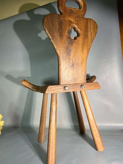Antique Wooden Birthing Chair - Coastal Downsizing LLC