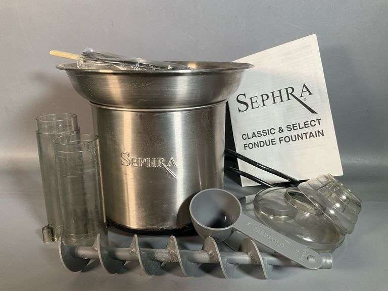 Sephra Classic and Select Fondue Fountain, Powers On - Coastal ...