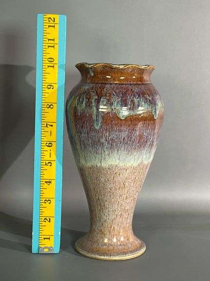 Pottery Vase, Signed - Coastal Downsizing LLC