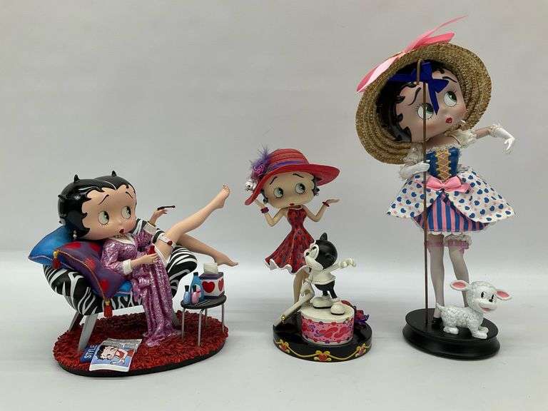 Danbury Mint Betty Boop A Perfect Ten, Red Hot Betty And A Betty Boop ...