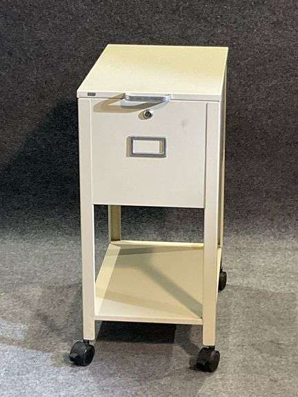 Metal Rolling Open Top File Cabinet - Coastal Downsizing LLC