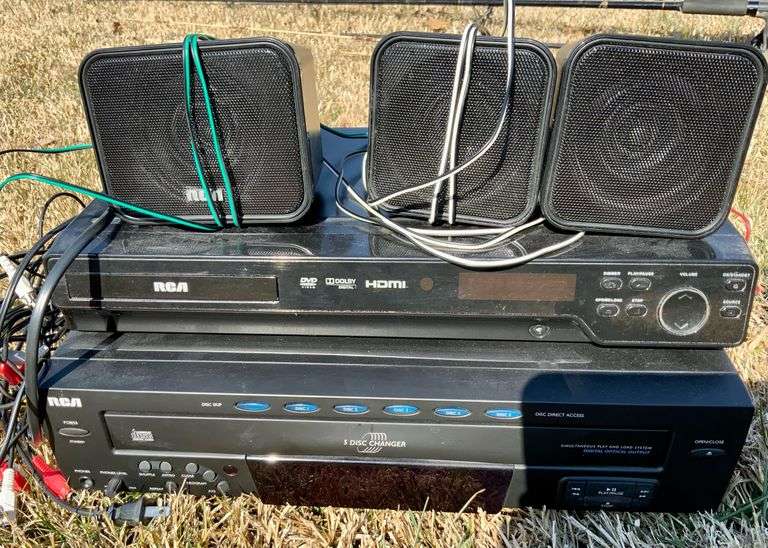 RCA 5 Disc Changer & DVD Home Theatre System, Untested - Coastal ...