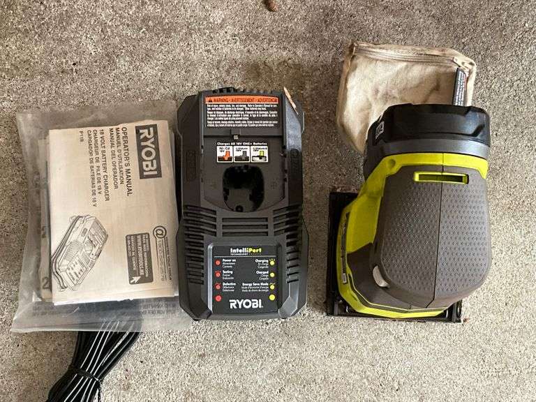 Ryobi Battery Operated Sander, Model P440, Works - Coastal Downsizing LLC