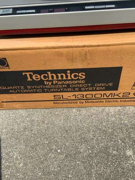 Technics by Panasonic SL-1300MK2 Direct Drive Automatic Turntable ...