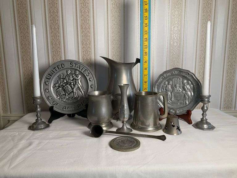 Collection Of Pewter Pieces - Coastal Downsizing LLC