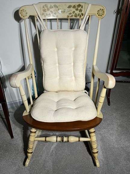 Ethan Allen Custom Rocker with Removable Cushion, ⬇️ Click View Lot ...