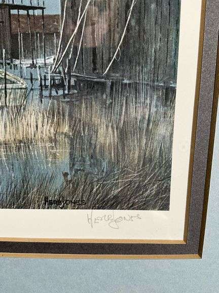 Framed and Matted Herb Jones Signed Limited Edition Print, 20” x 17.75 ...