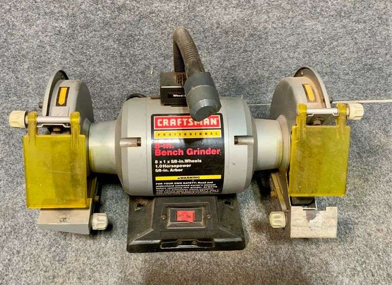 Craftsman Professional 8” Bench Grinder, Grinder Powers On - Coastal ...