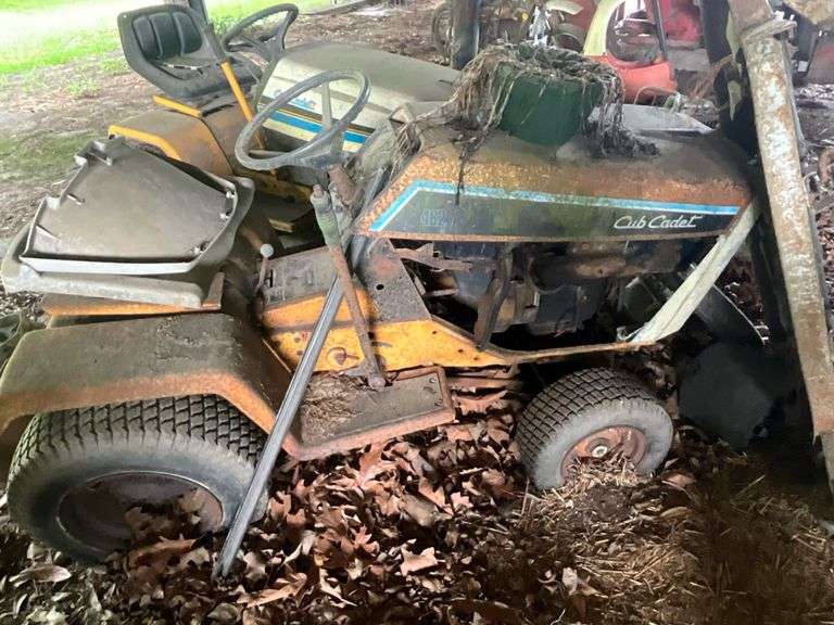 Old Rusty Cub Cadet Riding Mower Untested Coastal Downsizing Llc