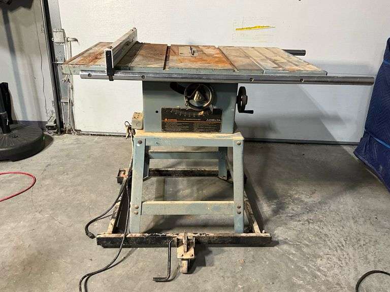 Delta 10” Contractor’s Saw, 34-444, Unable to Test , Per Consignor ...