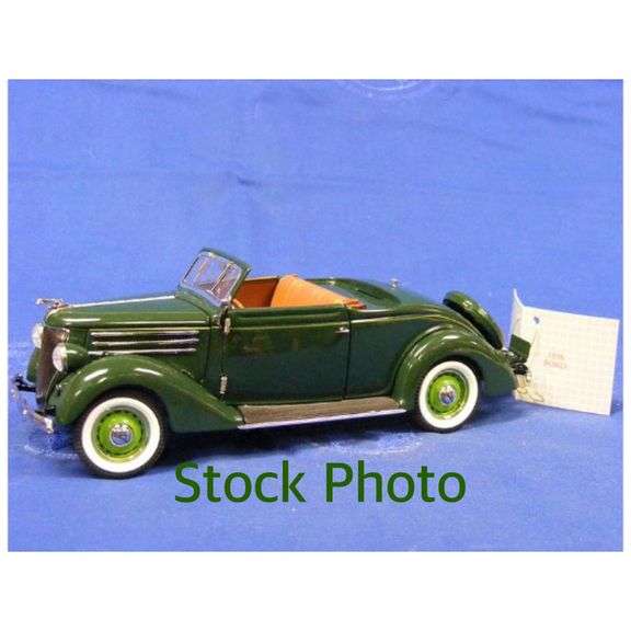 Franklin Mint Precision Models 1936 Ford Deluxe Cabriolet (NIB) with ...