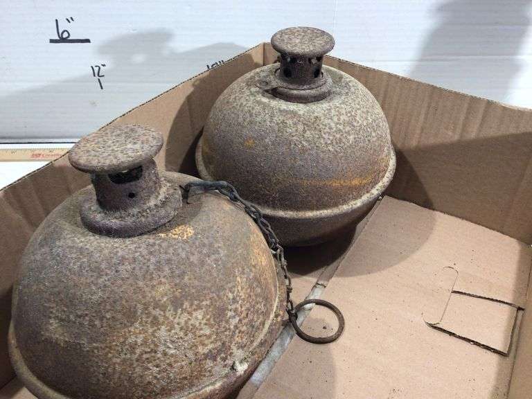3 ANTIQUE SMUDGE POTS - Currie Auction Service