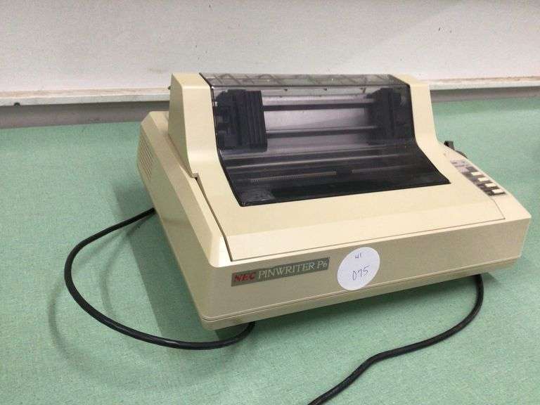 NEC PINWRITER P6 PRINTER - Currie Auction Service