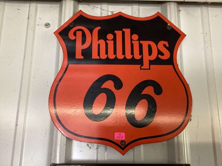 PHILLIPS 66 SIGN - Currie Auction Service