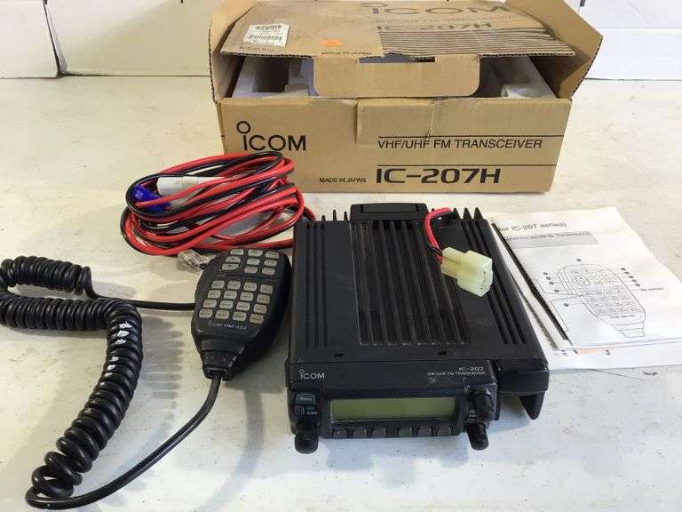 ICOM IC-207H DUAL BAND VHF-UHF TRANSCEIVER - Currie Auction Service