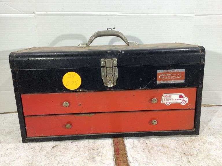 MT-20 UNION PROFESSIONAL SUPER STEEL TOOL BOX AND TOOLS - Currie ...