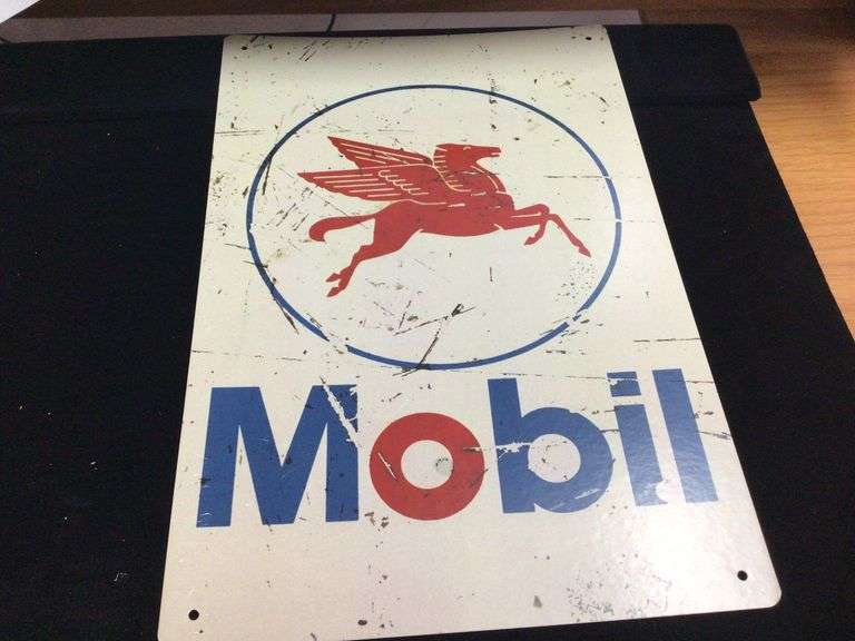 7.5x11 METAL MOBIL SIGN - Currie Auction Service