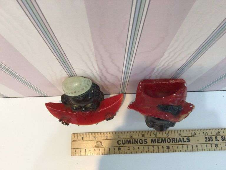 AFRICAN AMERICAN CHALKWARE PLAQUES - Currie Auction Service