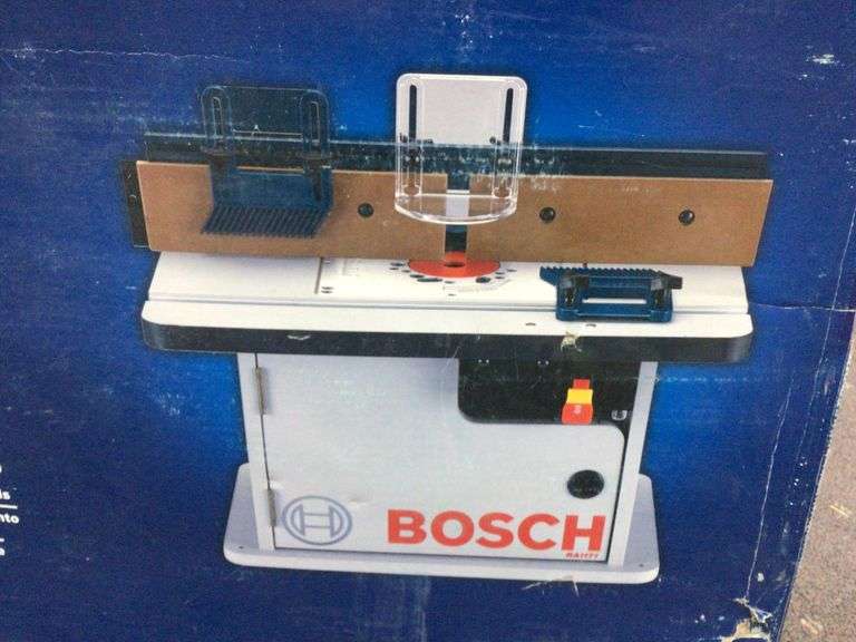 BOSCH BENCHTOP ROUTER TABLE - Currie Auction Service