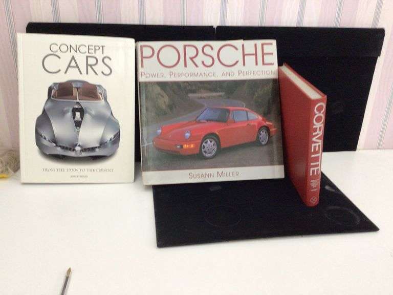 CONCEPT CAR BOOK, CORVETTE BOOK AND PORSCHE BOOK - Currie Auction Service