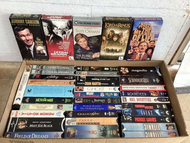 VHS TAPES MOVIES - Currie Auction Service